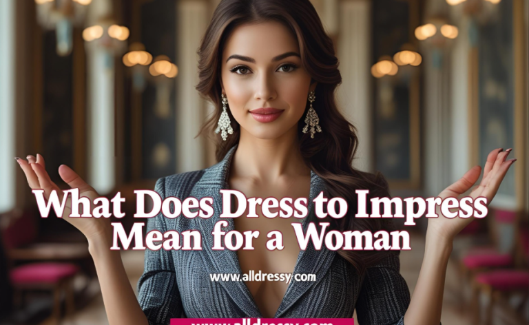 What Does Dress to Impress Mean for a Woman - All Dress