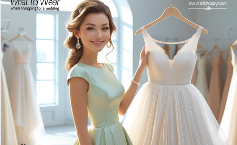 What to Wear When Shopping for Wedding Dress - All Dress